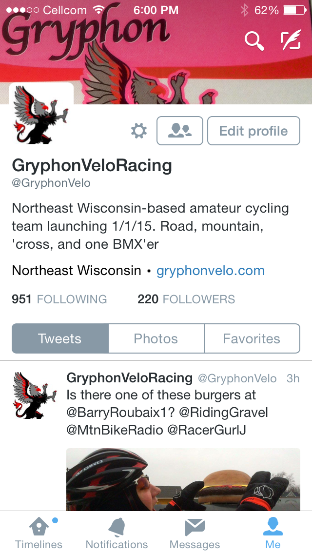 Contact & Follow Us | Gryphon Velo Racing